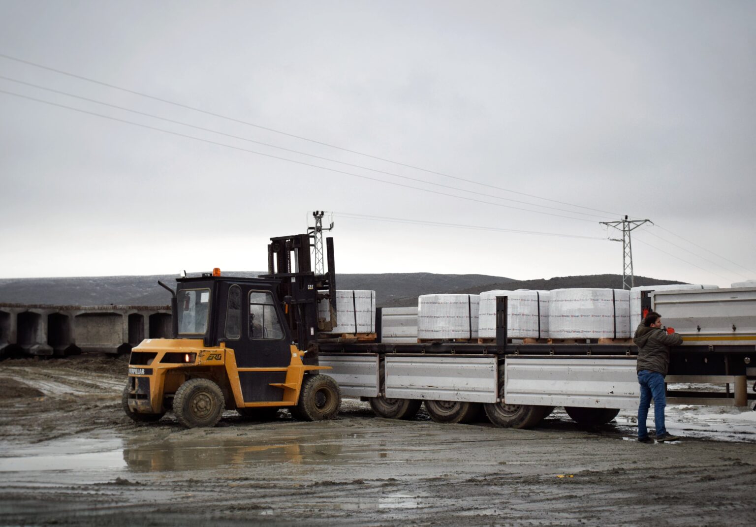 Southern California Rains - Forklift Operators Shine in Any Weather